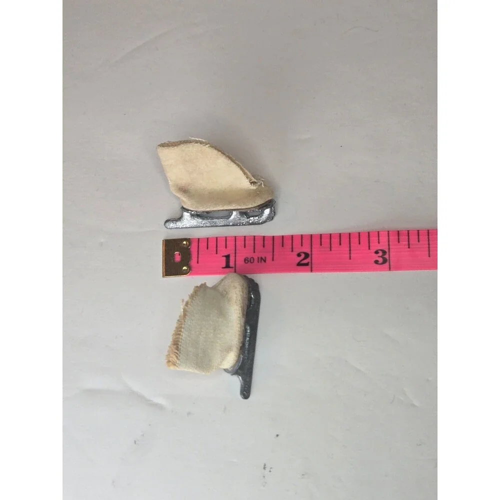 Toys | Vintage Ginny Doll Ice Skates Yellowed Small Rip | Poshmark